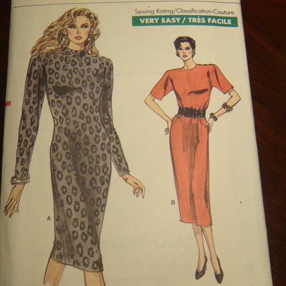 Vogue | Dresses | Vintage Very Easy Very Vogue Sewing Pattern | Poshmark